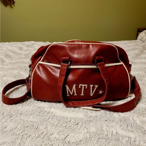MTV | Bags | Vintagemtv Varsity Travel Bag | Poshmark